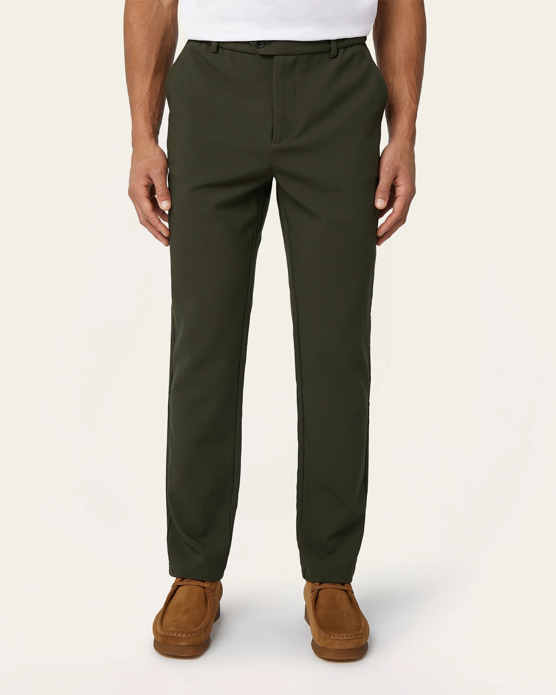 Dark Green Classic Pants – Wrinkle Resistant | LABFRESH